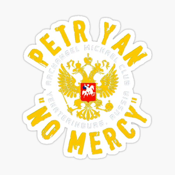"Best Petr Yan Petr No Mercy Yan Gift" Sticker by ralphcwzmiriam ...