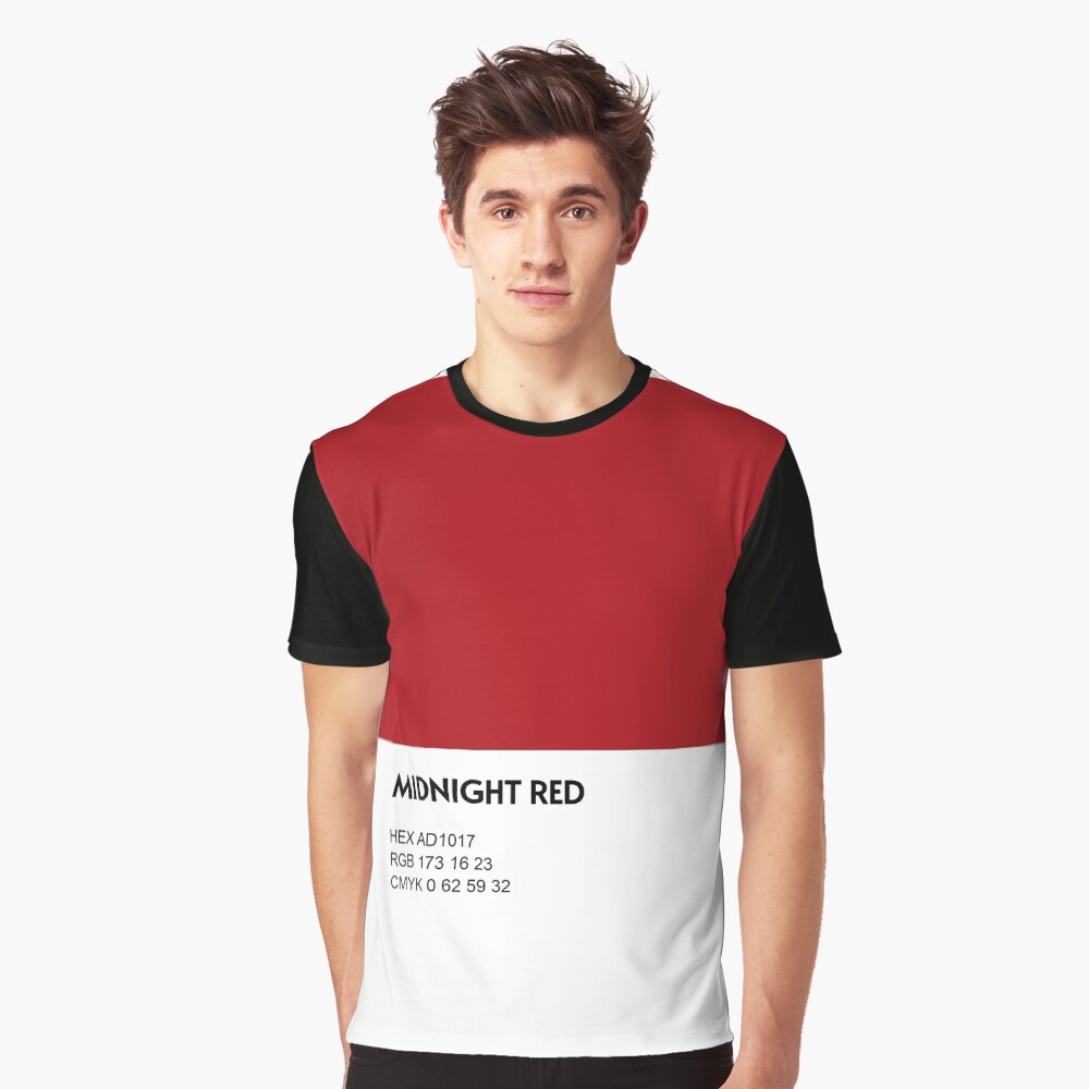 "Midnight Red - Dark Red - Color Pantone Colour Design" Poster for Sale ...