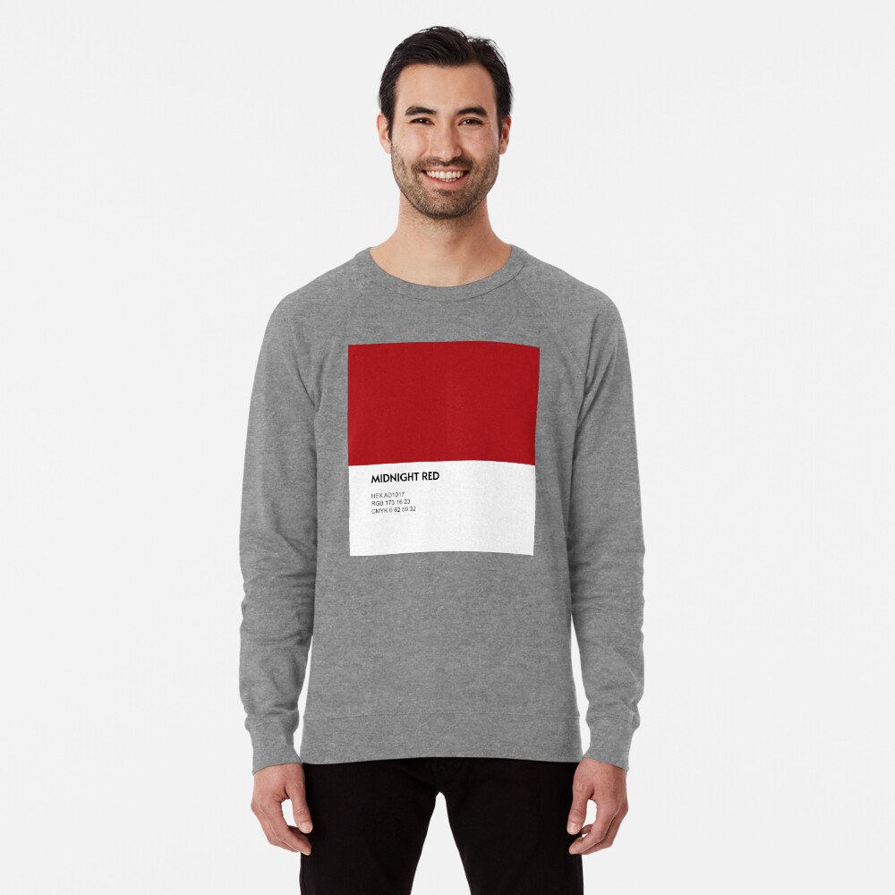 "Midnight Red - Dark Red - Color Pantone Colour Design" Poster for Sale ...