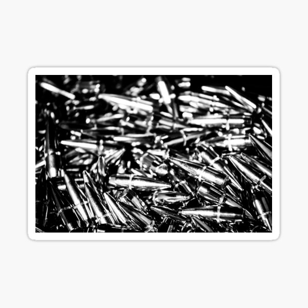 "Bullets" Sticker for Sale by Vmpdesign | Redbubble