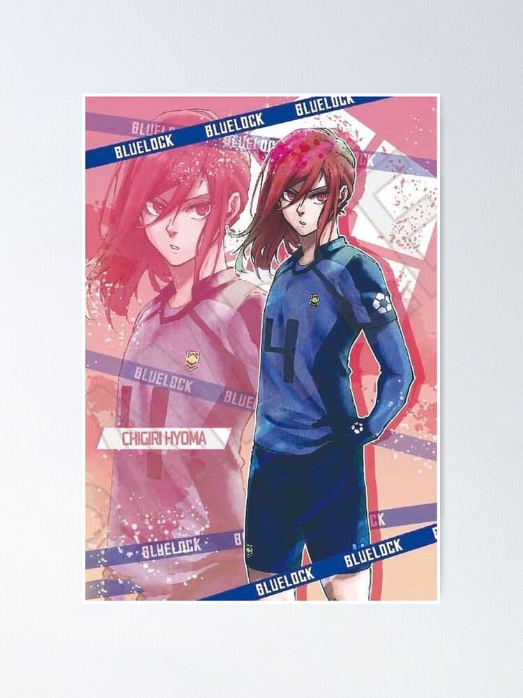 "Blue Lock Chigiri Hyoma" Poster for Sale by rondwilkz | Redbubble