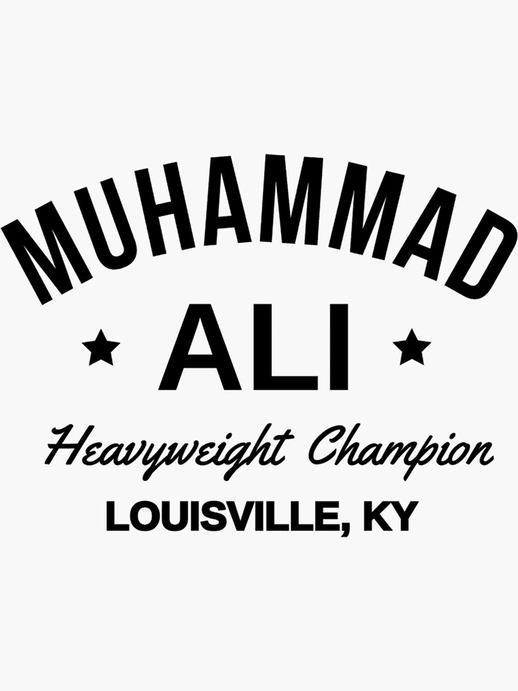 "muhammad ali boxer Classic" Sticker for Sale by luptakkites | Redbubble