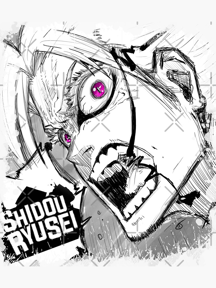 "shidou ryusei" Sticker for Sale by THETHOUSAND | Redbubble