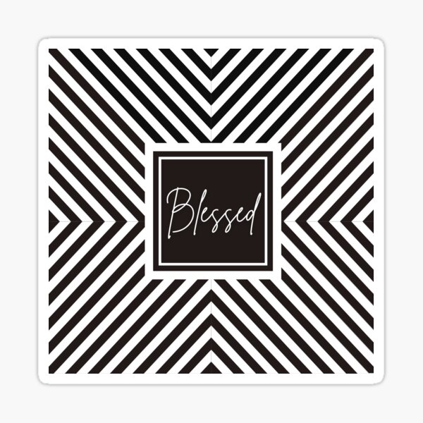"Be Blessed" Sticker for Sale by Notestry | Redbubble