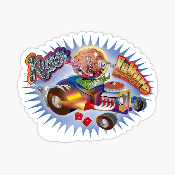 "Kustom culture" Sticker for Sale by MDousaid | Redbubble