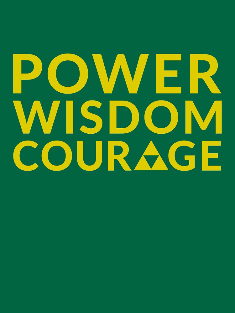 "Power, Wisdom, Courage" T-shirt for Sale by thisisntcrystal ...