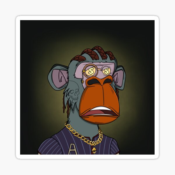"ape" Sticker by DSMM | Redbubble