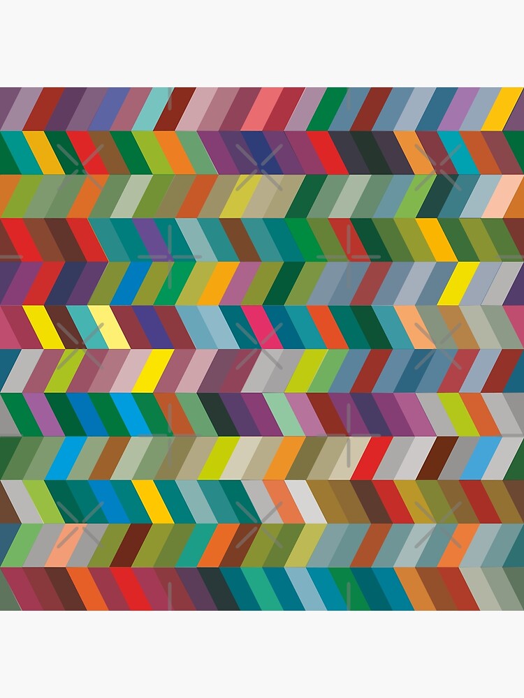 "Geometric trippy steps pattern art" Poster for Sale by knappidesign ...