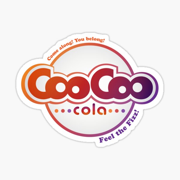 "Coo Coo Cola" Sticker for Sale by SillyNate | Redbubble