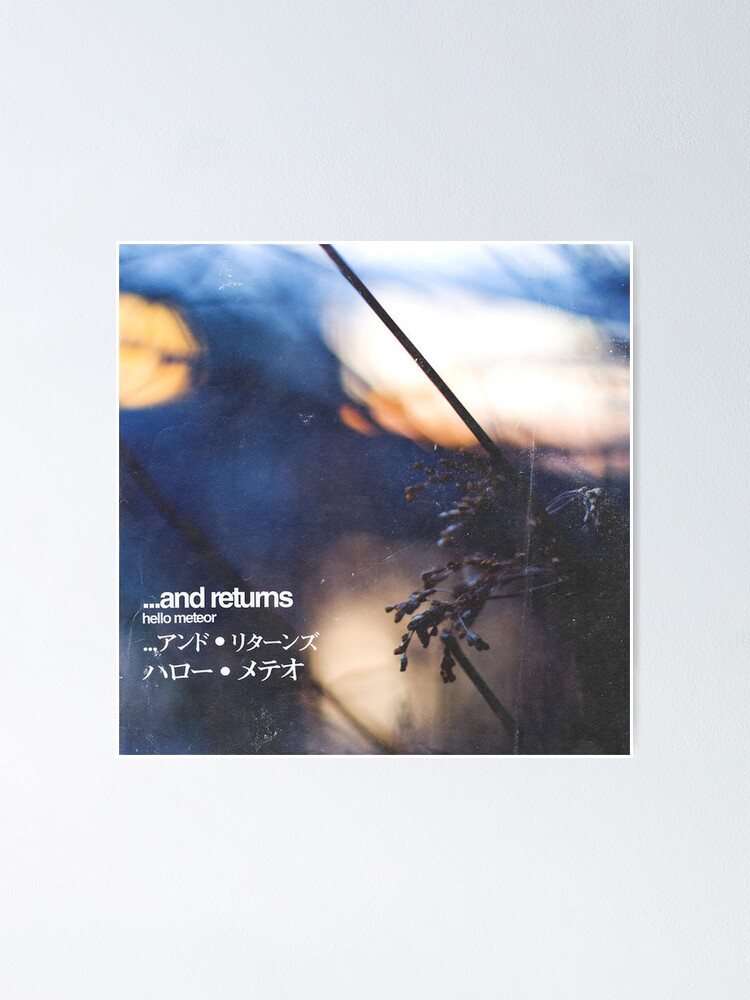 "hello meteor - ...and returns" Poster for Sale by slowrotation | Redbubble