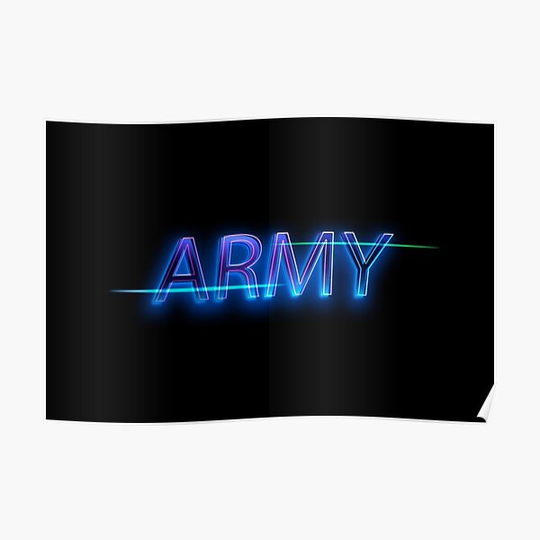 "BTS Army" Poster for Sale by Tutu-Designers | Redbubble
