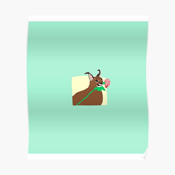 Poster « Big Floppa avec Rose Top duo », par Slavi-ART | Redbubble