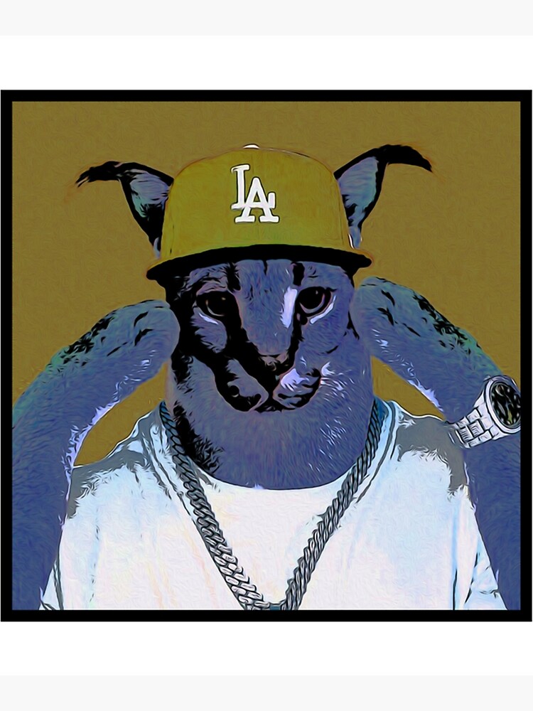 "Gangster Big floppa " Poster for Sale by Slavi-ART | Redbubble