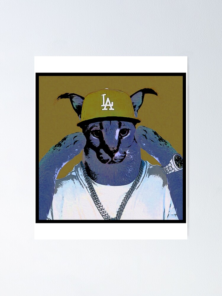 "Gangster Big floppa " Poster for Sale by Slavi-ART | Redbubble