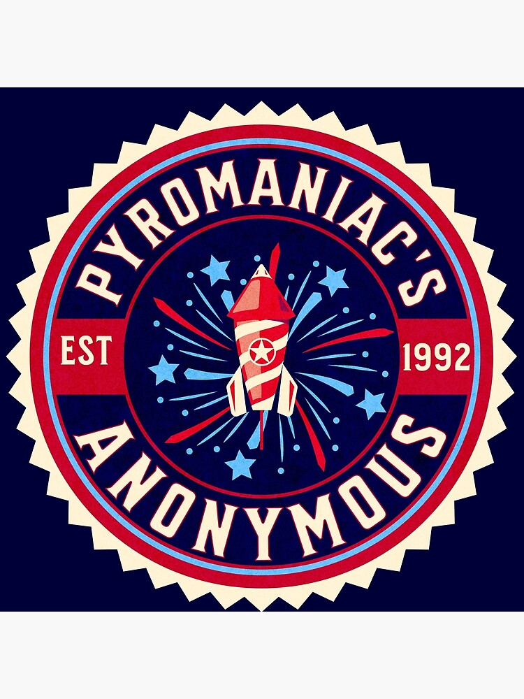 "Funny Pyromaniac Badge" Poster for Sale by OliviaGbyKyro | Redbubble