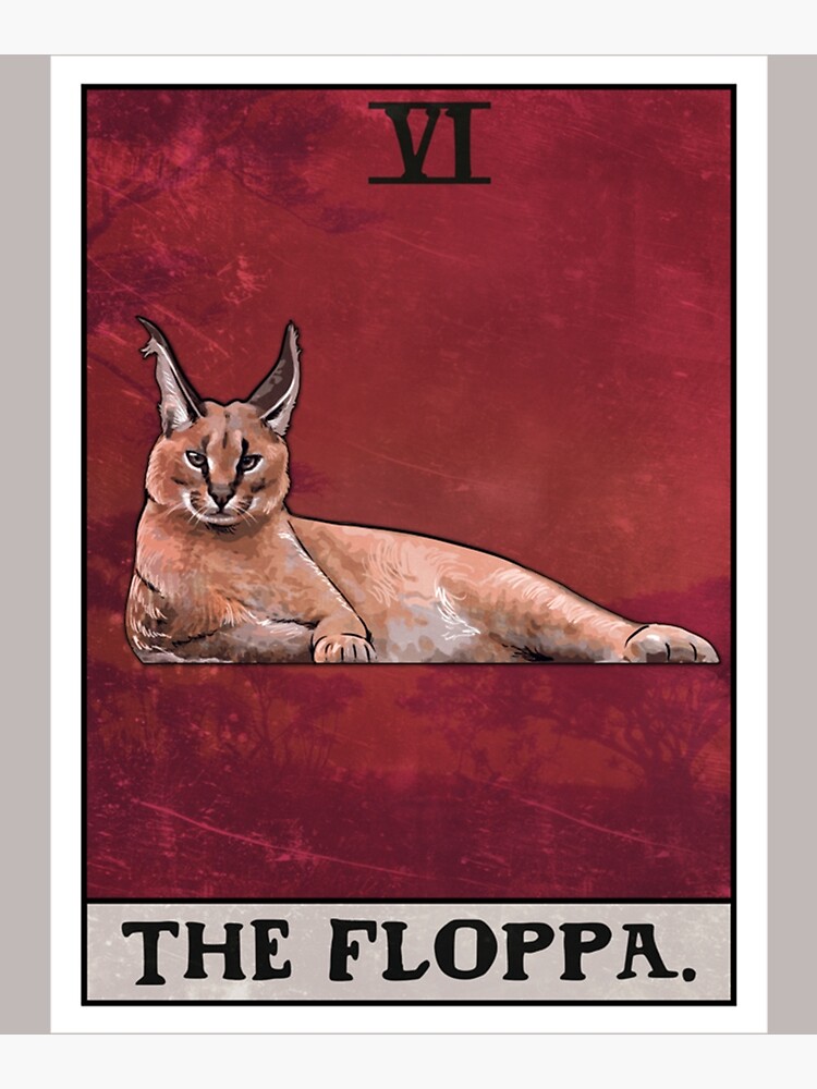 Póster «La Carta del Tarot Floppa» de Slavi-ART | Redbubble