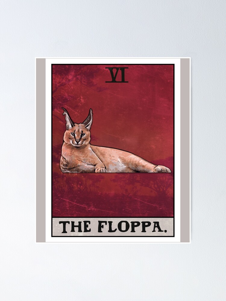 Póster «La Carta del Tarot Floppa» de Slavi-ART | Redbubble