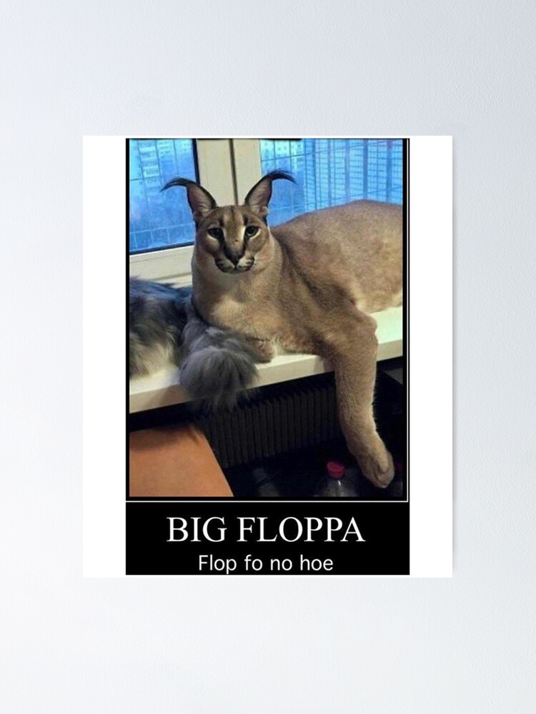 "Floppa " Poster for Sale by Slavi-ART | Redbubble