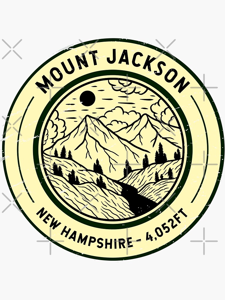 "Mount Jackson New Hampshire | Hiking | Skiing" Sticker for Sale by ...
