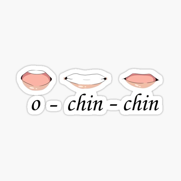 "OCHINCHIN" Sticker for Sale by basedimouto | Redbubble
