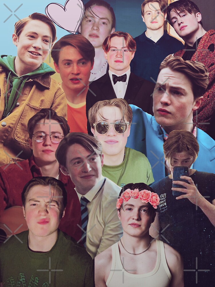 Pegatina «Collage de fotos de Heartstopper Nick Nelson/Kit Connor» de ...