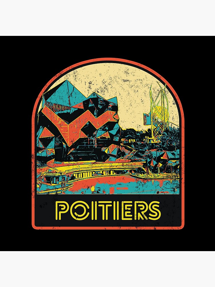 "Poitiers city France vintage travel decal futuroscope view" Poster for Sale by Lemomo-Geo ...