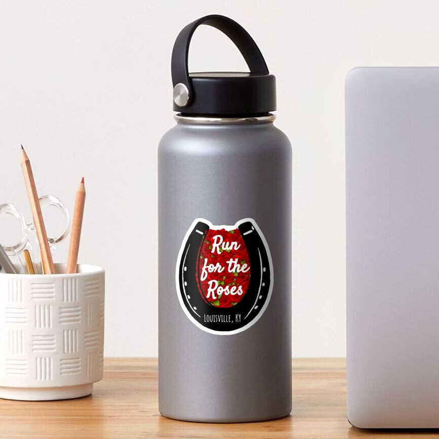 "Run for the Roses" Sticker for Sale by kateweav | Redbubble