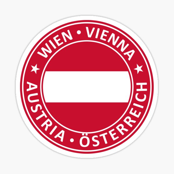 "Vienna Austria, Wien Österreich" Sticker by Alma-Studio | Redbubble
