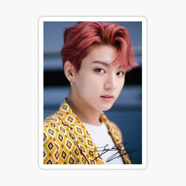 "BTS Jung Kook" Sticker for Sale by SwanForDesigns | Redbubble
