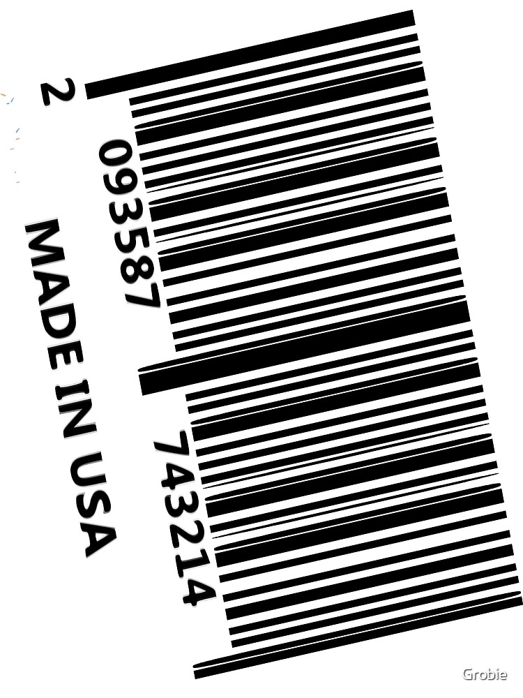 "Barcode USA" Canvas Print by Grobie | Redbubble