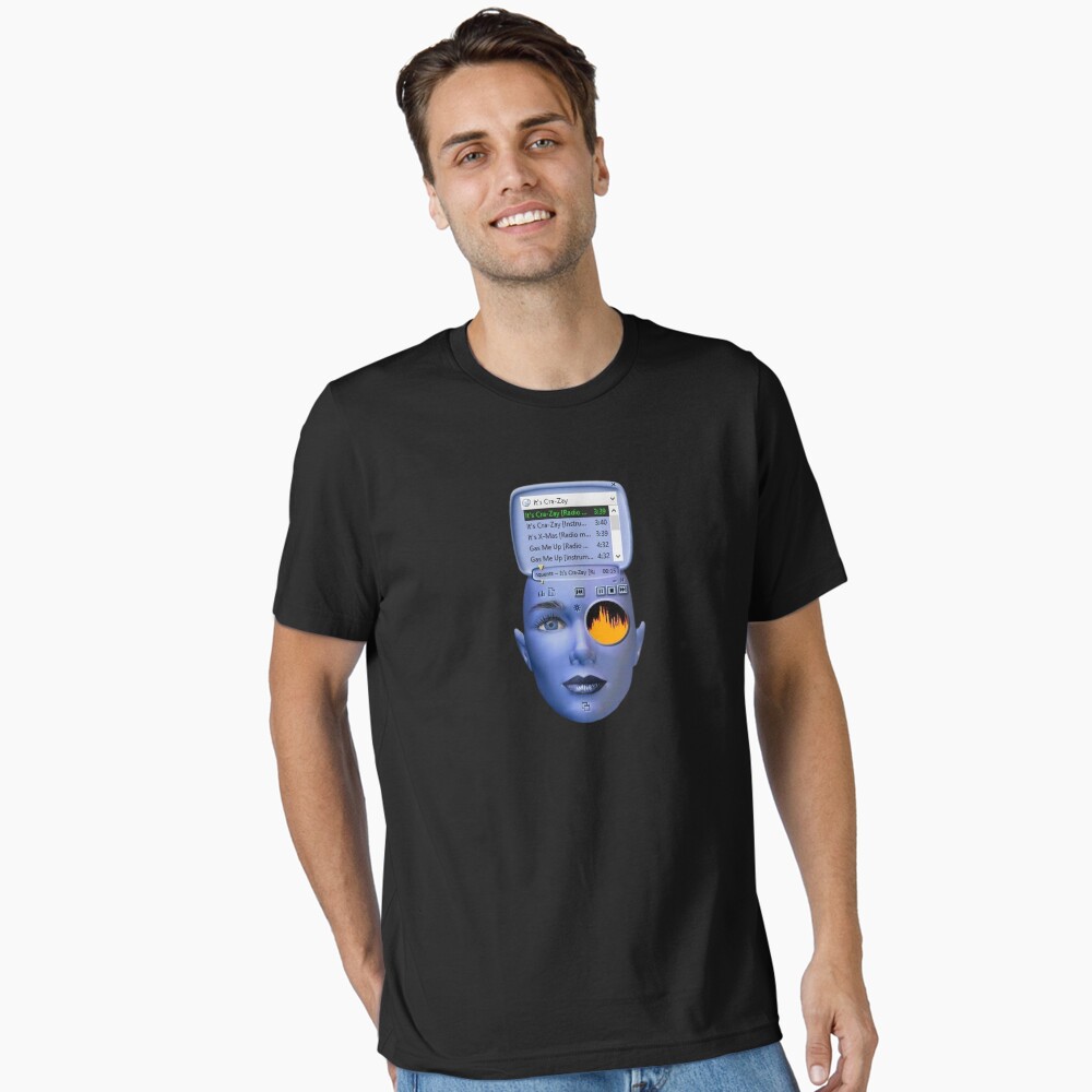 "Blue face winamp skin | windows xp" Sticker for Sale by M1lkslyvan ...