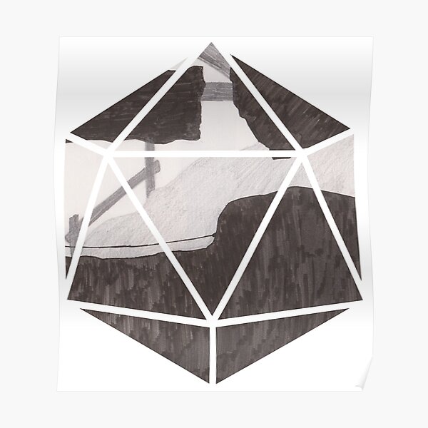"D20 " Poster by Guide | Redbubble