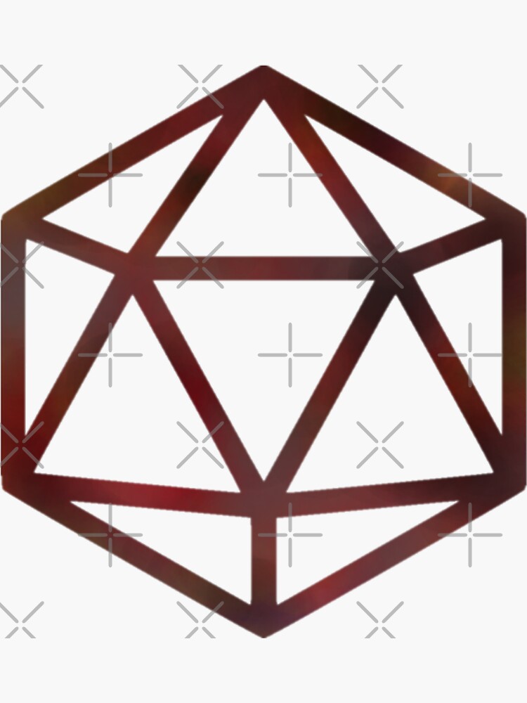 "Assasin Rogue D20" Sticker by Dead1bird | Redbubble