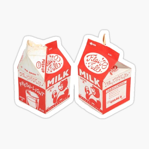 "MILKY" Sticker by FernvndoRivera | Redbubble