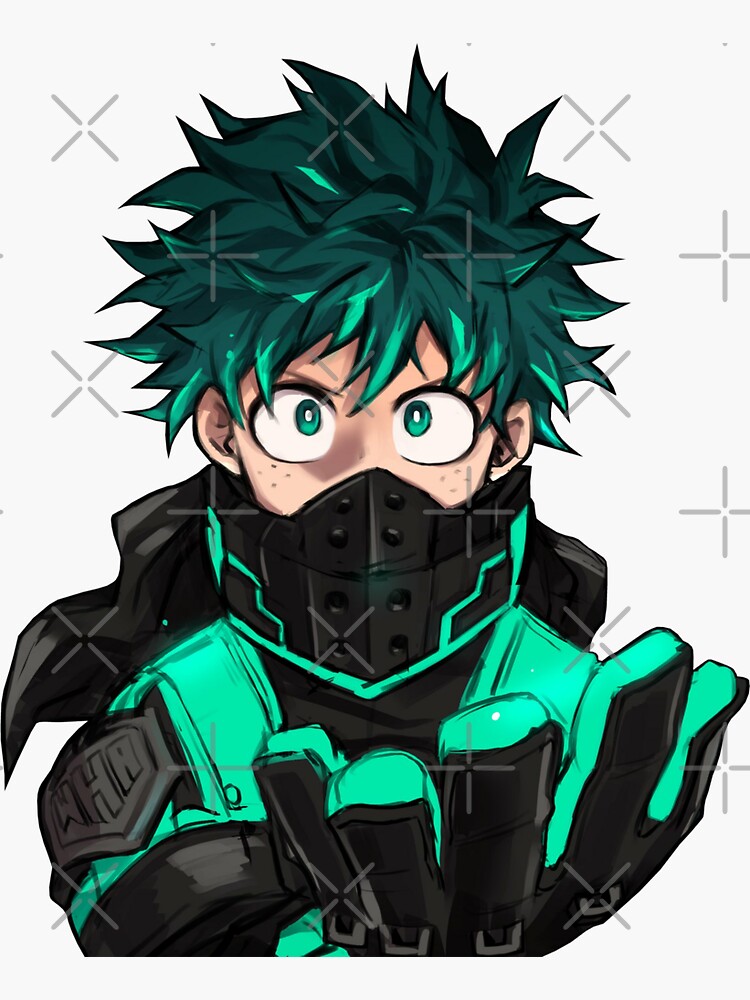"Deku " Sticker by ProductAnime | Redbubble
