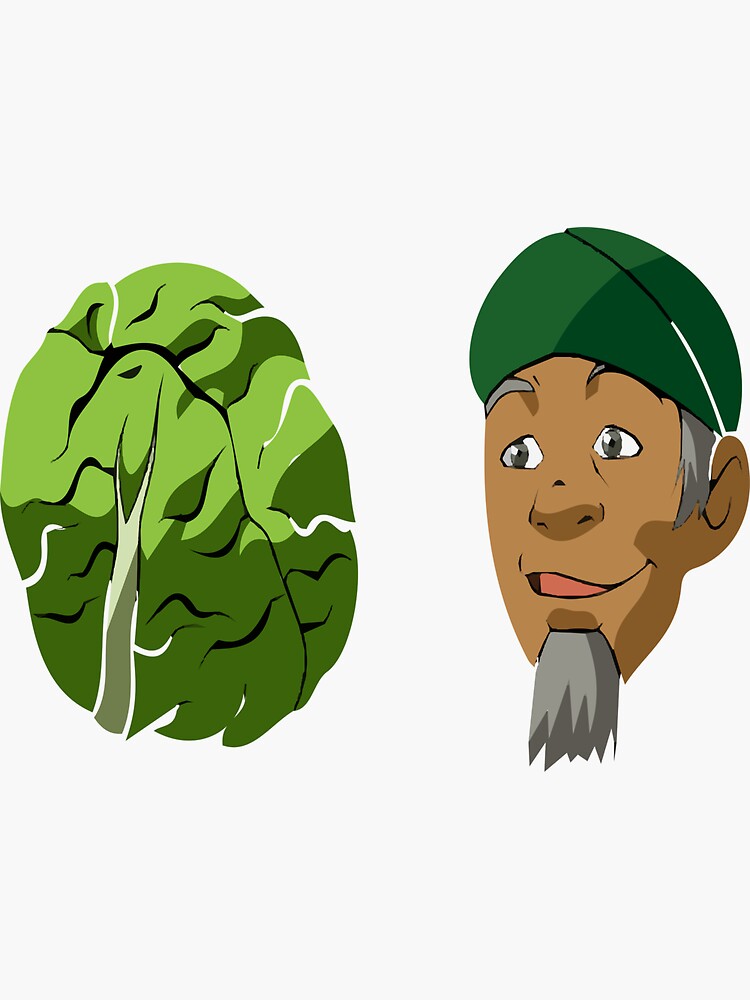 "The Cabbage Merchant,Cabbage Guy" Sticker by Meterka | Redbubble