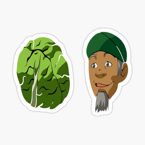 "The Cabbage Merchant,Cabbage Guy" Sticker by Meterka | Redbubble