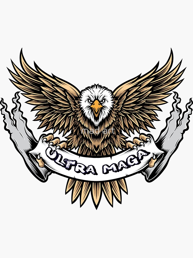 "Ultra Maga Eagle, Ultra Maga Eagle 2022 " Sticker by HIMMADMOHAMED ...