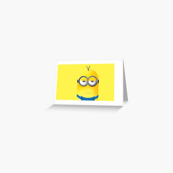 "Minion" Greeting Card for Sale by GHzStore | Redbubble