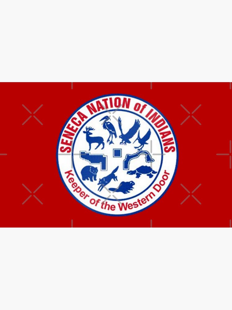 "Flag of Seneca Nation of Indians Reservation New York USA" Art Print ...