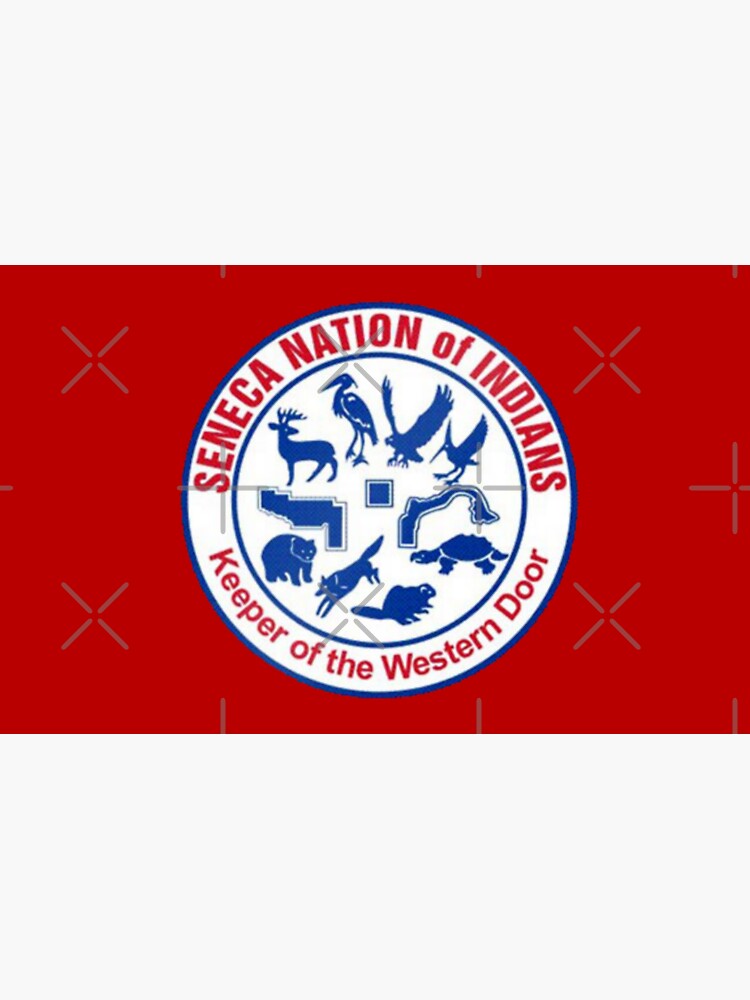 "Flag of Seneca Nation of Indians Reservation New York USA" Sticker by ...