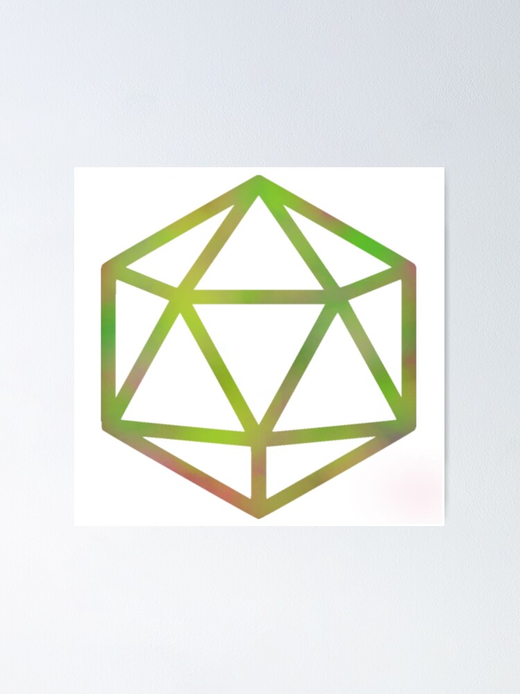 "Druid D20" Poster for Sale by Dead1bird | Redbubble