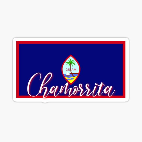 "Guam flag" Sticker by PolyMicroMela | Redbubble