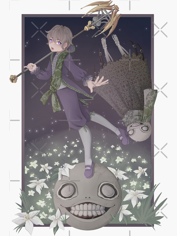 "Nier Replicant - Emil" Sticker by DITZYDEVIL | Redbubble
