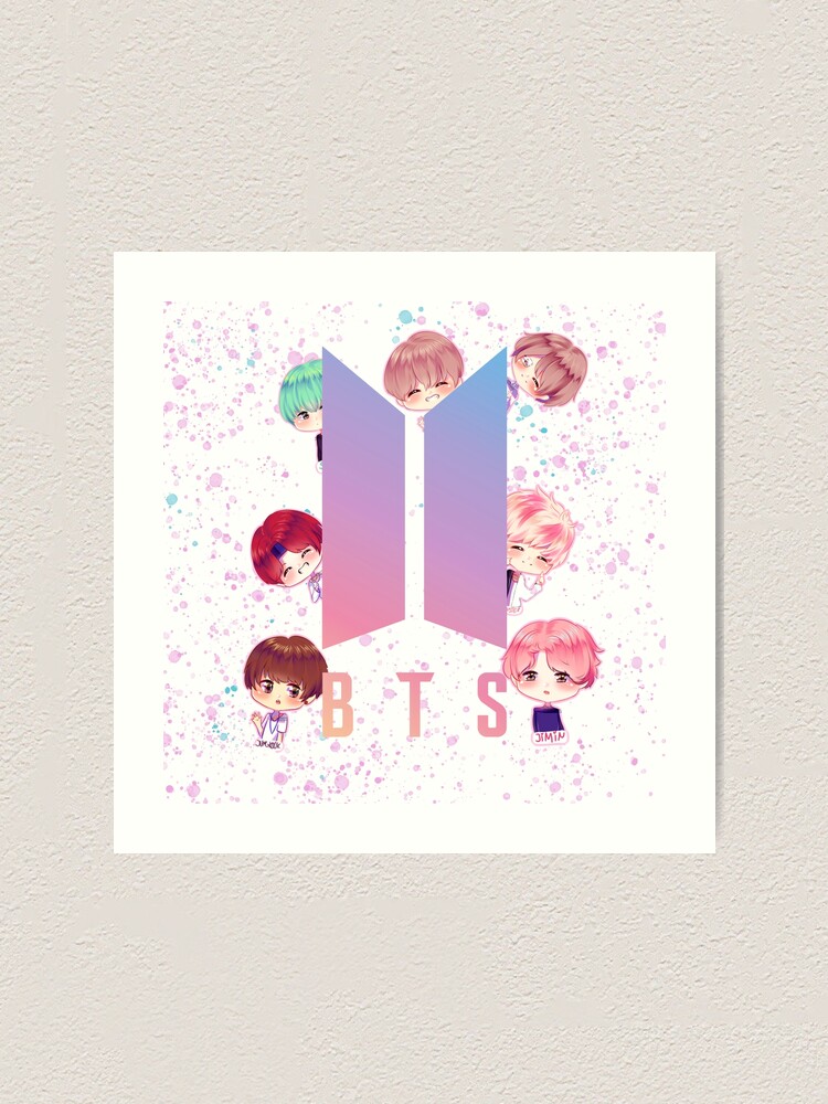 "BTS carton, Jin , J-Hope , Jungkook , Jimin , RM , Suga,V, pinky, BTS ...