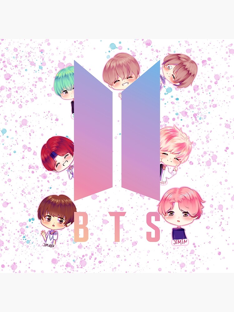 "BTS carton, Jin , J-Hope , Jungkook , Jimin , RM , Suga,V, pinky, BTS ...