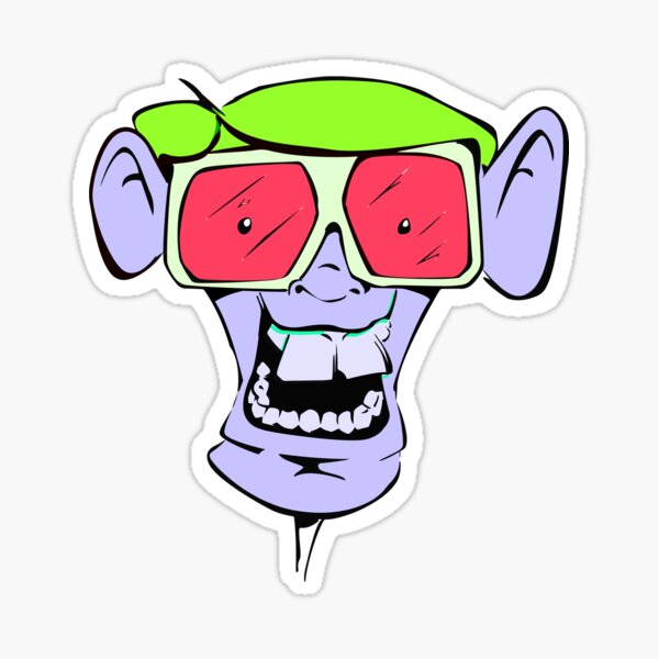 "comic man smiling" Sticker for Sale by Consciousness9 | Redbubble