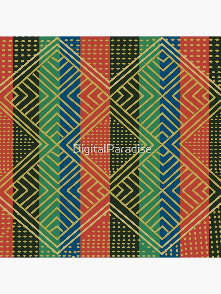 "Ethiopian Tibeb Pattern " Sticker for Sale by DigitalParadise | Redbubble