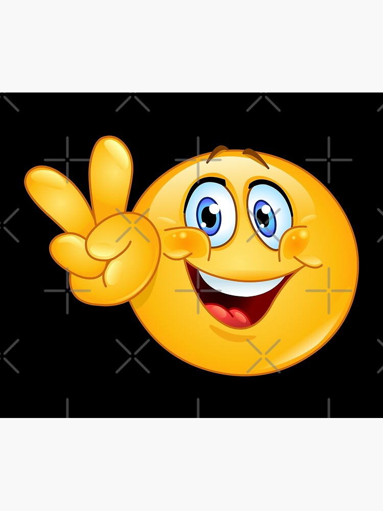 Emoji Del Signo De La Paz Púrpura Paz Firmar Emoji 49033961 Vector En