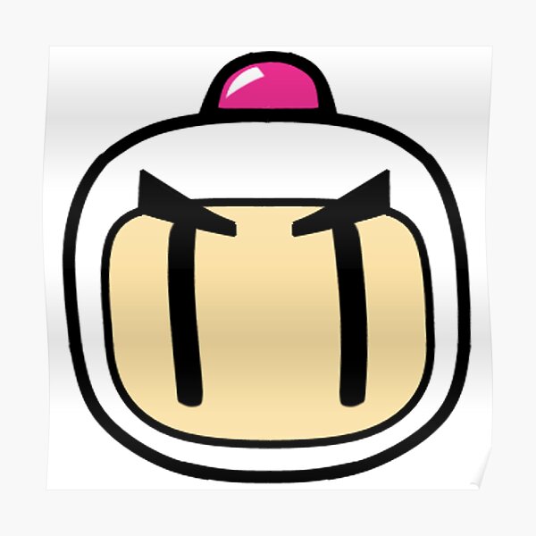 "Bomberman Multicolor Icon" Poster for Sale by Reds94 | Redbubble